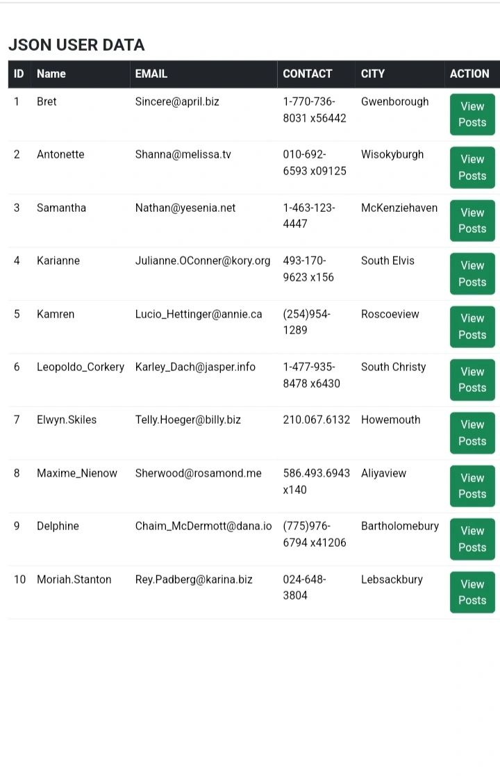 Mohammad Farooq on LinkedIn: Fetching Json User Data Using HTML CSS And ... Mohammad Farooq on LinkedIn: Fetching Json User Data Using HTML CSS And ...