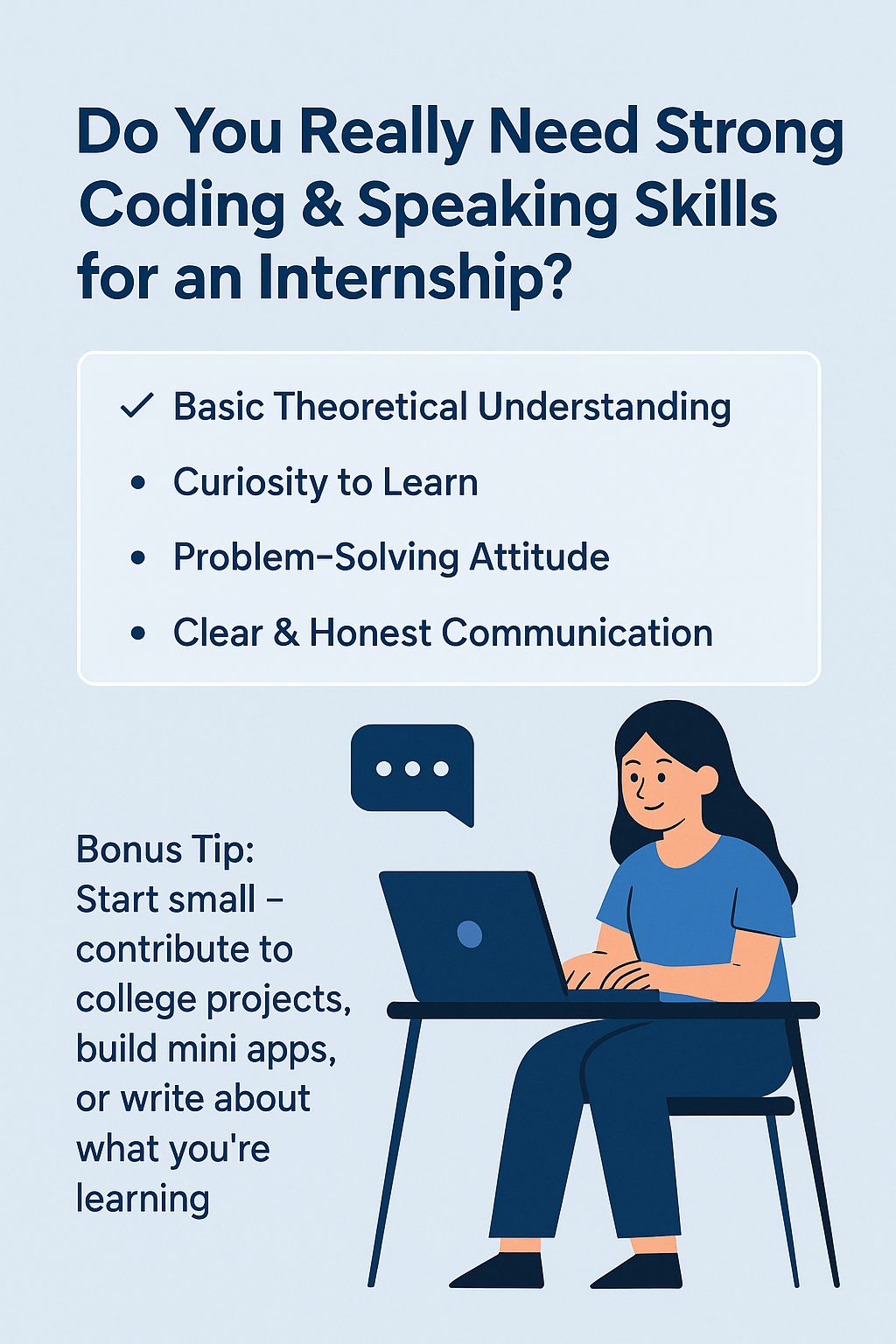 Do You Really Need Strong Coding & Speaking Skills for an Internship ... Do You Really Need Strong Coding & Speaking Skills for an Internship ...