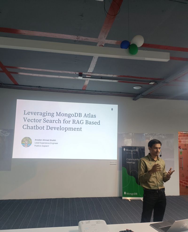 Presented on MongoDB Atlas Vector Search for RAG | Arsalan Ahmed Shaikh ... Presented on MongoDB Atlas Vector Search for RAG | Arsalan Ahmed Shaikh ...