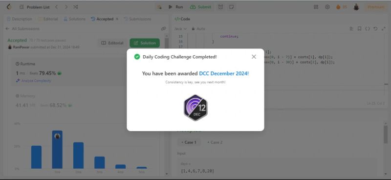 Rani Pawar on LinkedIn: #leetcode #codingjourney #problemsolving #growth Rani Pawar on LinkedIn: #leetcode #codingjourney #problemsolving #growth
