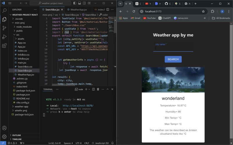 My React weather app on LinkedIn | Ayush Burde posted on the topic ... My React weather app on LinkedIn | Ayush Burde posted on the topic ...