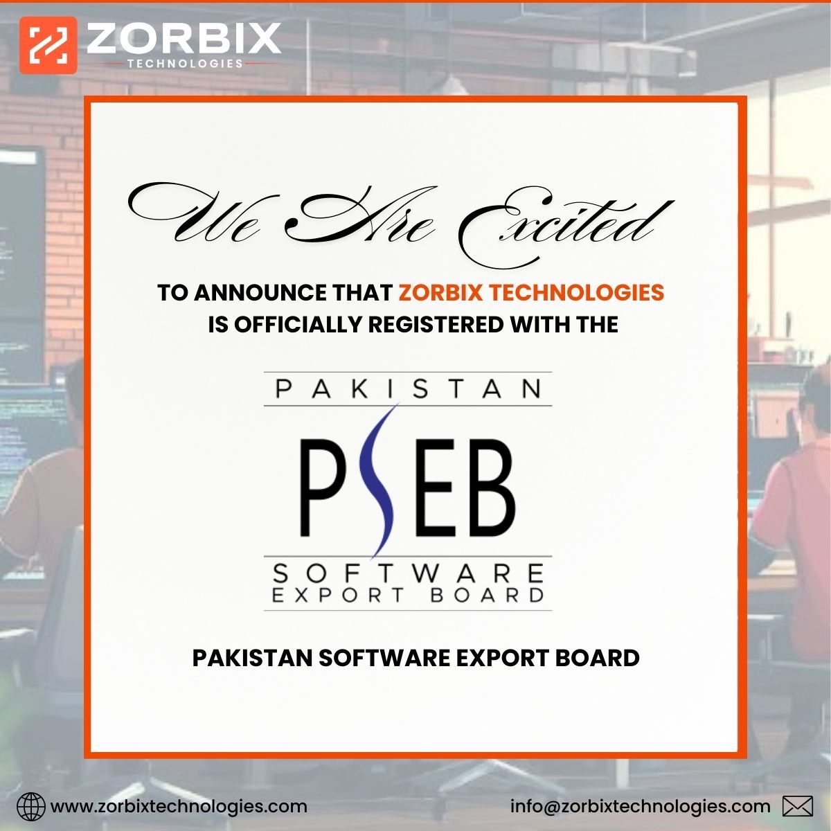 Zorbix Technologies on LinkedIn: #zorbixtechnologies #pseb # ... Zorbix Technologies on LinkedIn: #zorbixtechnologies #pseb # ...