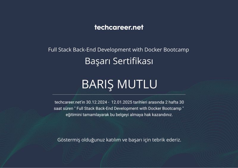 Barış MUTLU on LinkedIn: #docker #fullstackdevelopment #springboot # ... Barış MUTLU on LinkedIn: #docker #fullstackdevelopment #springboot # ...