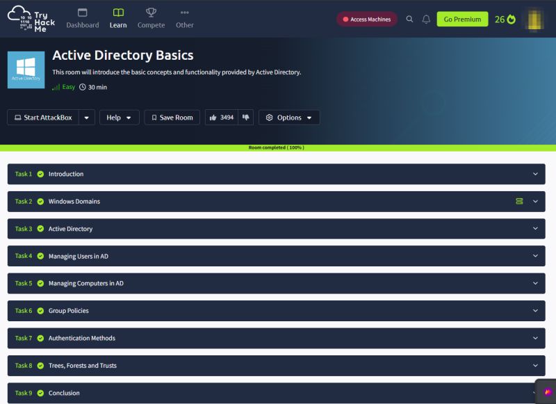 Completed Active Directory module on TryHackMe | Bipana Paneru posted ... Completed Active Directory module on TryHackMe | Bipana Paneru posted ...