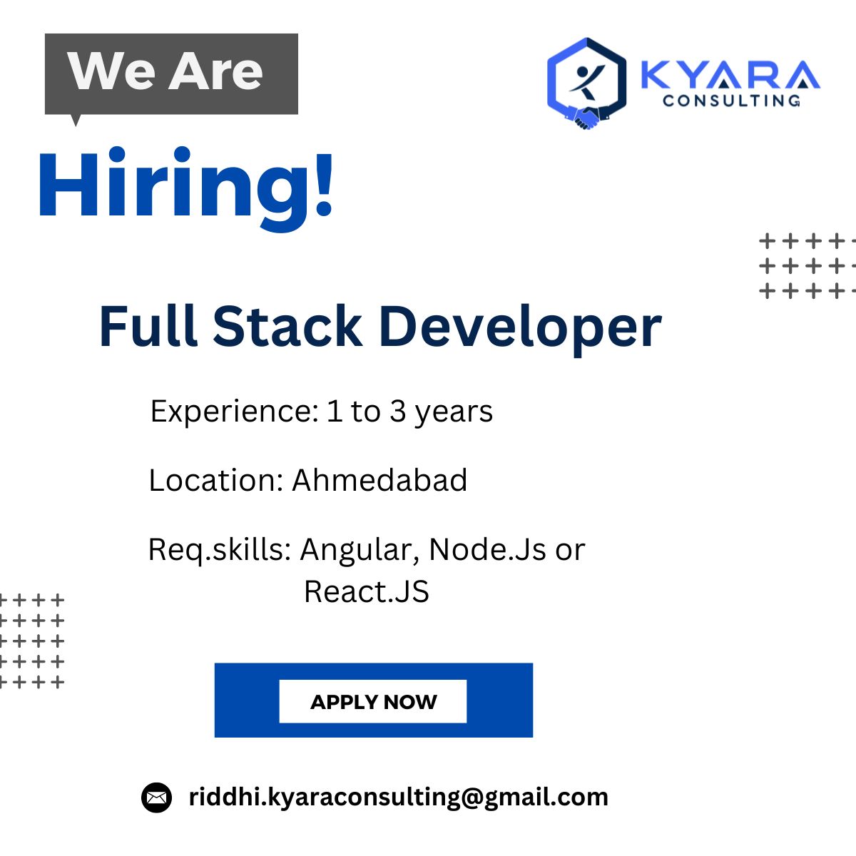 Riddhi Gothi on LinkedIn: #angular #nodejs #reactjs #urgentopening # ... Riddhi Gothi on LinkedIn: #angular #nodejs #reactjs #urgentopening # ...