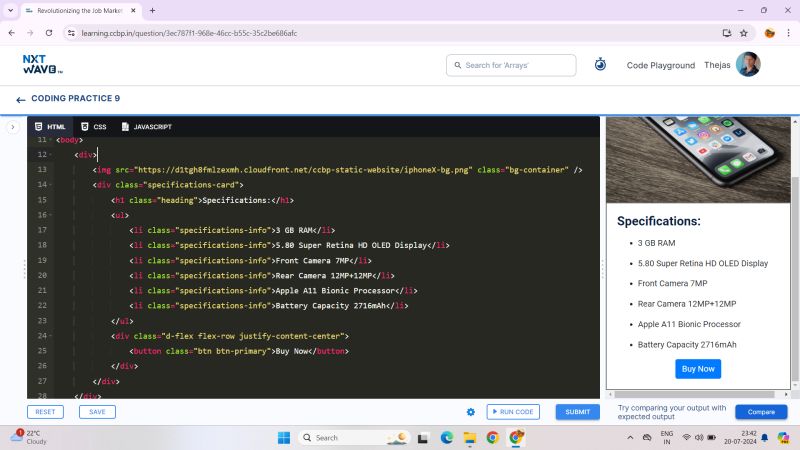 Thejas S M on LinkedIn: #Day8 of #30DaysOfCode Challenge at NxtWave ... Thejas S M on LinkedIn: #Day8 of #30DaysOfCode Challenge at NxtWave ...