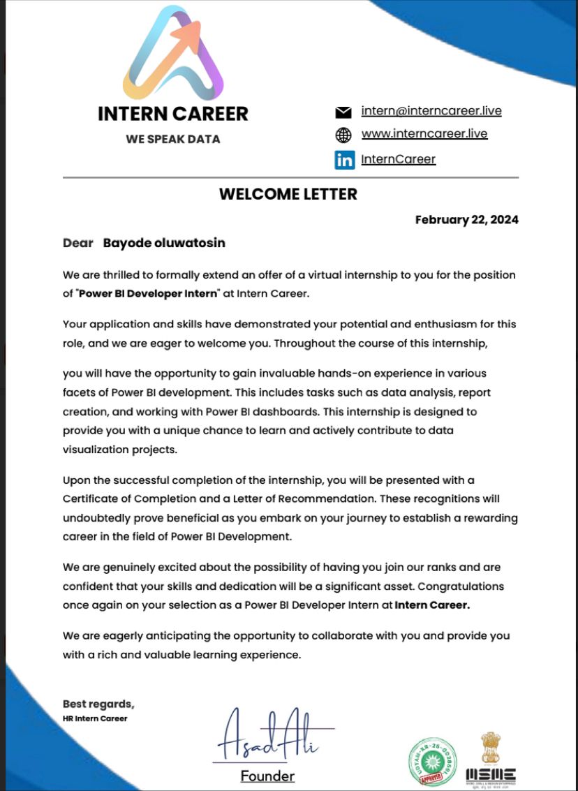 Bayode Oluwatosin on LinkedIn: Looking forward to this opportunity ... Bayode Oluwatosin on LinkedIn: Looking forward to this opportunity ...