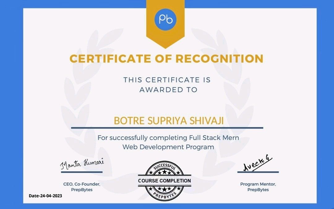 Supriya Botre on LinkedIn: #mern #javascript #reactjs #react #nodejs # ... Supriya Botre on LinkedIn: #mern #javascript #reactjs #react #nodejs # ...