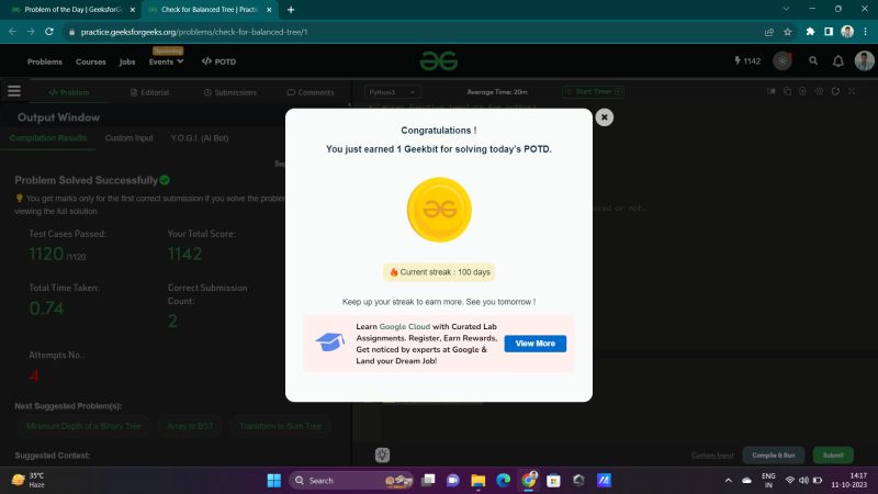 Celebrating 100 days of coding with GeeksforGeeks | SK IMTIAJ UDDIN ... Celebrating 100 days of coding with GeeksforGeeks | SK IMTIAJ UDDIN ...