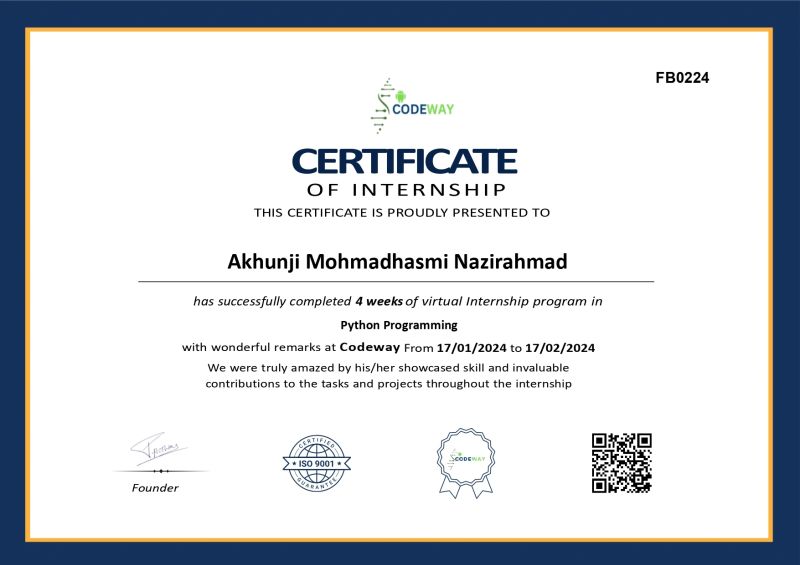 Akhunji Hasmi on LinkedIn: Hello connections👋👋👋 internship ... Akhunji Hasmi on LinkedIn: Hello connections👋👋👋 internship ...