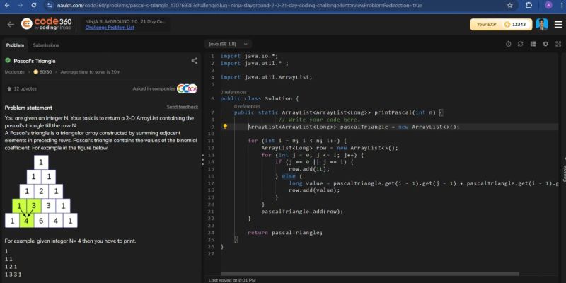 Anshul kirar on LinkedIn: #ninjaslayground #codingninjas #chellenge # ... Anshul kirar on LinkedIn: #ninjaslayground #codingninjas #chellenge # ...