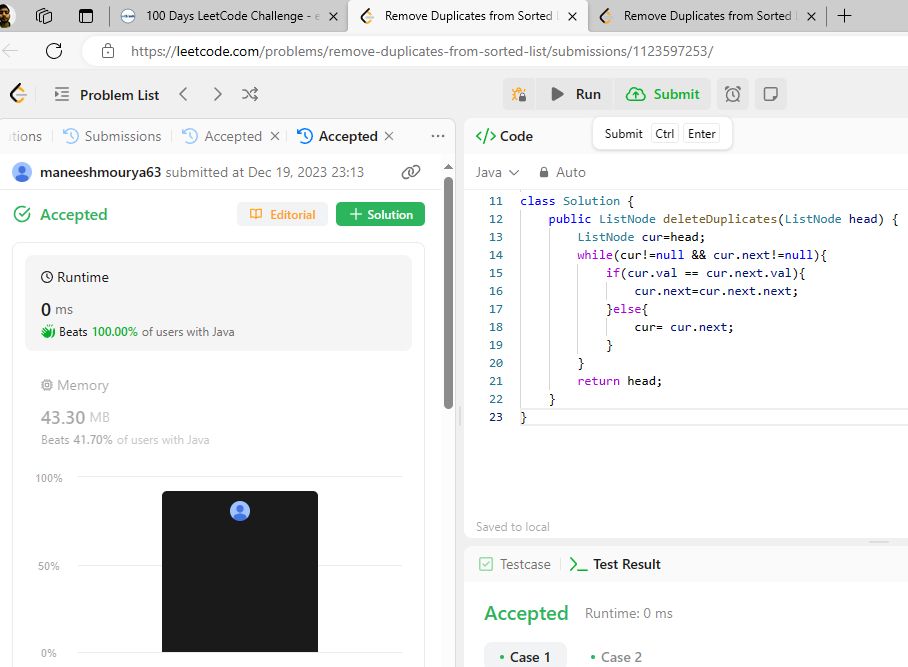 Manish Singh on LinkedIn: #leetcodechallenge #codingjourney ... Manish Singh on LinkedIn: #leetcodechallenge #codingjourney ...