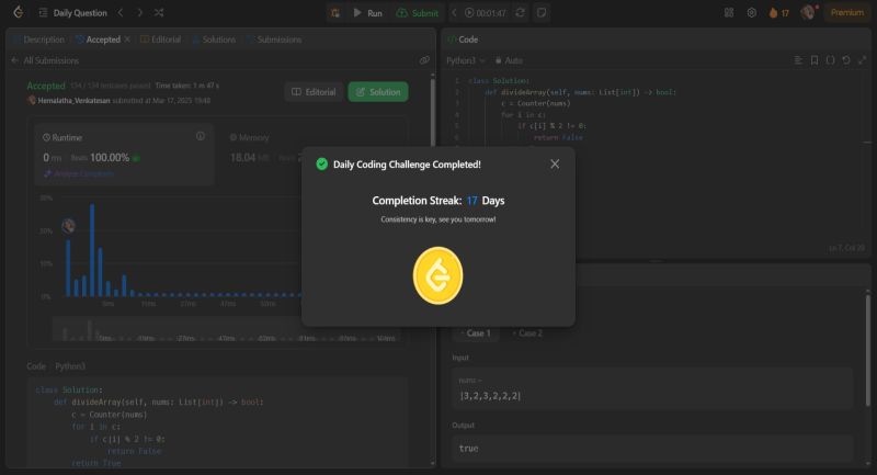 #leetcode #100daysofcode #problemsolving #dsa #python #codingchallenge ... #leetcode #100daysofcode #problemsolving #dsa #python #codingchallenge ...