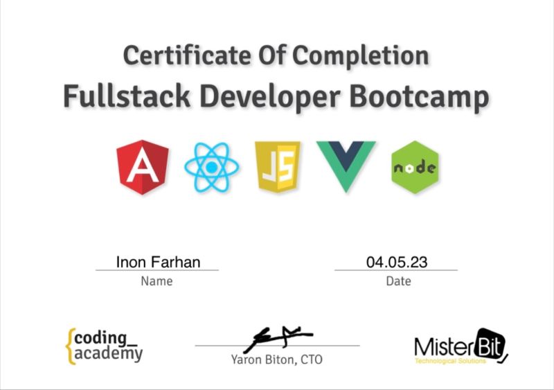 Inon farhan on LinkedIn: #coding #tech #career #fullstackdeveloper # ... Inon farhan on LinkedIn: #coding #tech #career #fullstackdeveloper # ...