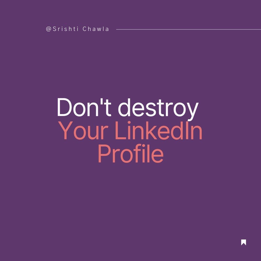 Srishti Chawla on LinkedIn: #linkedin #linkedingrowth | 18 comments Srishti Chawla on LinkedIn: #linkedin #linkedingrowth | 18 comments