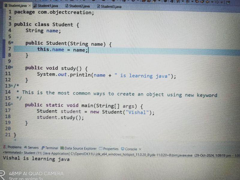 Vishal Singh on LinkedIn: #java #oop #programming #learning Vishal Singh on LinkedIn: #java #oop #programming #learning