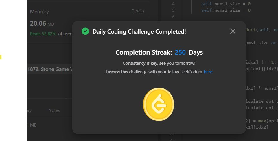 Completed 250+ LeetCode problems | Akshay Saini posted on the topic ... Completed 250+ LeetCode problems | Akshay Saini posted on the topic ...
