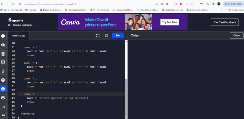Vanshika Yadav on LinkedIn: #task2 #codsoft #intenship #cppprogramming Vanshika Yadav on LinkedIn: #task2 #codsoft #intenship #cppprogramming