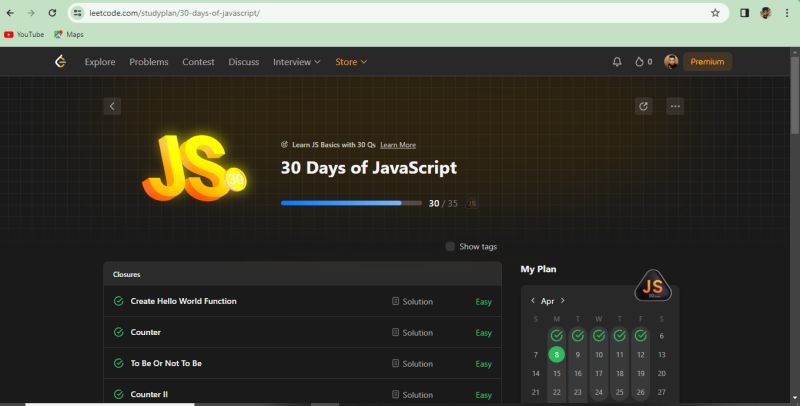 #30daysofjavascript #leetcode #javascript #codingchallenge… | Rajesh Patil #30daysofjavascript #leetcode #javascript #codingchallenge… | Rajesh Patil