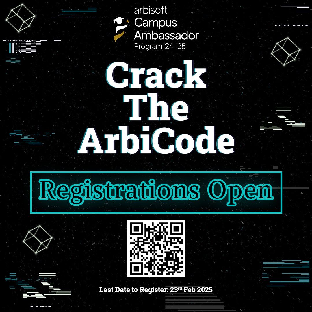 The wait is over. Crack the ArbiCode registrations are officially OPEN ... The wait is over. Crack the ArbiCode registrations are officially OPEN ...