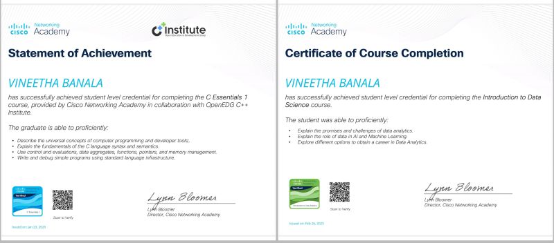 #cisconetacad #learning #skillsdevelopment | Vineetha Banala #cisconetacad #learning #skillsdevelopment | Vineetha Banala
