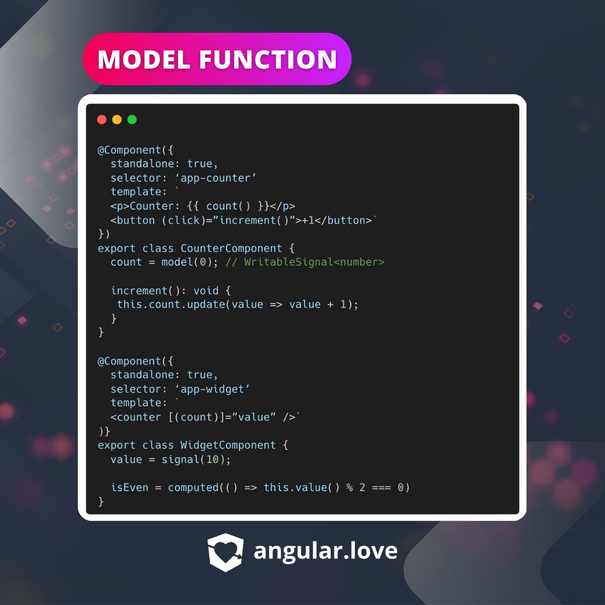 angular.love on LinkedIn: Create reactive two-way binding with 🔥 NEW ... angular.love on LinkedIn: Create reactive two-way binding with 🔥 NEW ...