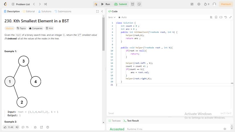Dhruv Gupta on LinkedIn: 🚀 Day 85 of the 100 Days LeetCode Challenge ... Dhruv Gupta on LinkedIn: 🚀 Day 85 of the 100 Days LeetCode Challenge ...