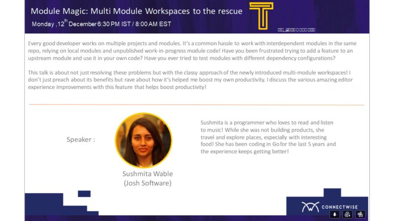 Sushmita Wable on LinkedIn: #golang #josh #golangdeveloper Sushmita Wable on LinkedIn: #golang #josh #golangdeveloper