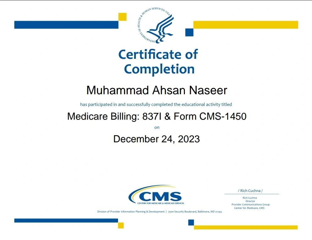 Muhammad Ahsan Naseer on LinkedIn: CMS Certified Muhammad Ahsan Naseer on LinkedIn: CMS Certified