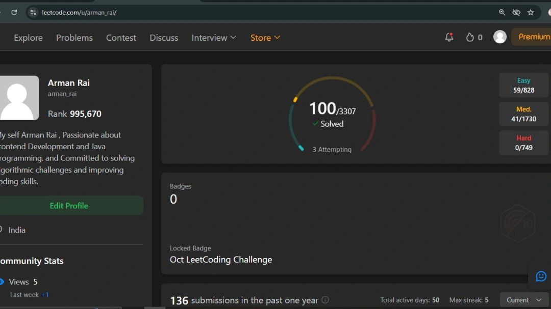 Arman Rai on LinkedIn: #leetcode100 #codingjourney #problemsolving # ... Arman Rai on LinkedIn: #leetcode100 #codingjourney #problemsolving # ...