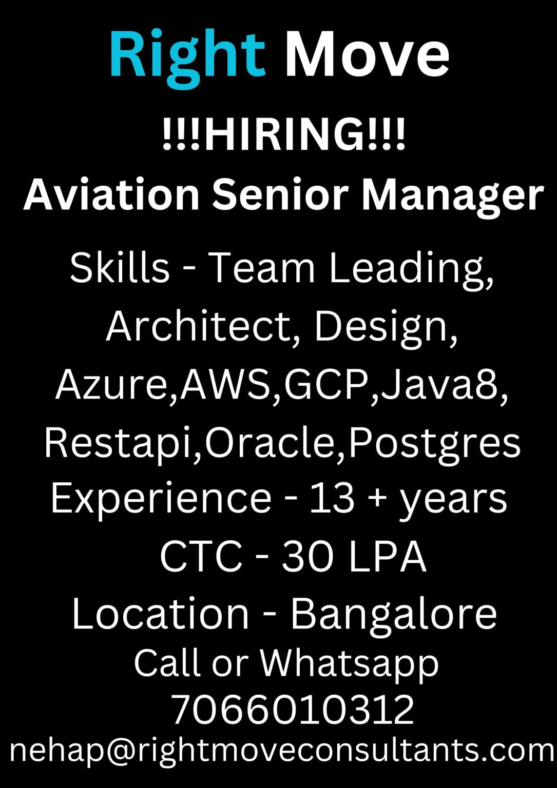 Neha P on LinkedIn: #hiring #teamlead #design #architect #postgres # ... Neha P on LinkedIn: #hiring #teamlead #design #architect #postgres # ...
