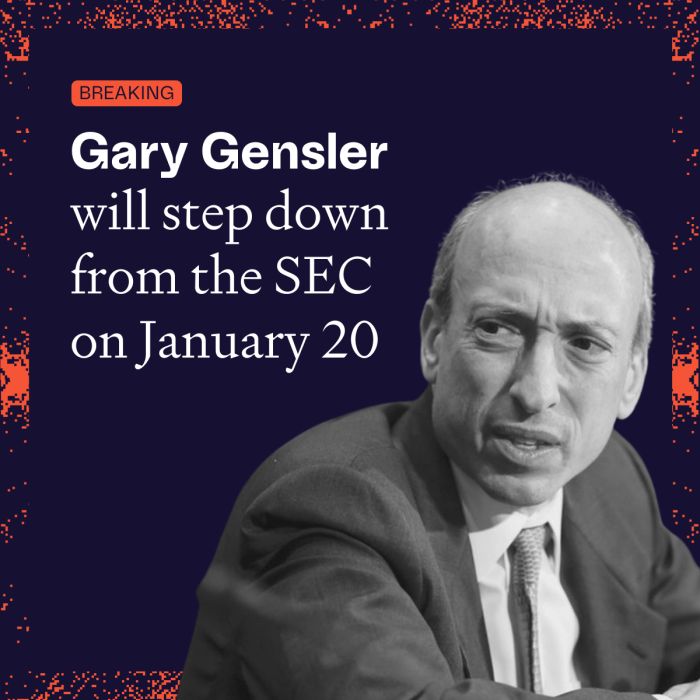 The Big Whale on LinkedIn: 🔴 Breaking: Gary Gensler to step down as SEC ... The Big Whale on LinkedIn: 🔴 Breaking: Gary Gensler to step down as SEC ...