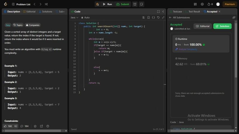 Solved one problem today with LeetCode | Vedant Nillawar posted on the ... Solved one problem today with LeetCode | Vedant Nillawar posted on the ...