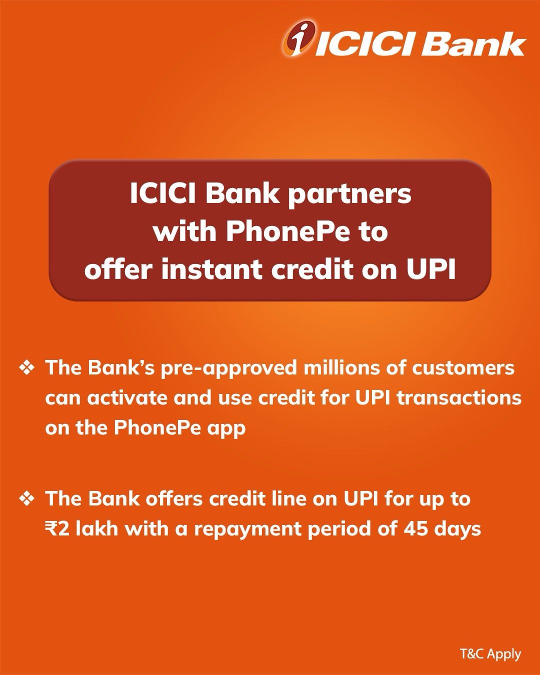 ICICI Bank on LinkedIn: #inthenews #icicibank #phonepe #instantcredit # ... ICICI Bank on LinkedIn: #inthenews #icicibank #phonepe #instantcredit # ...