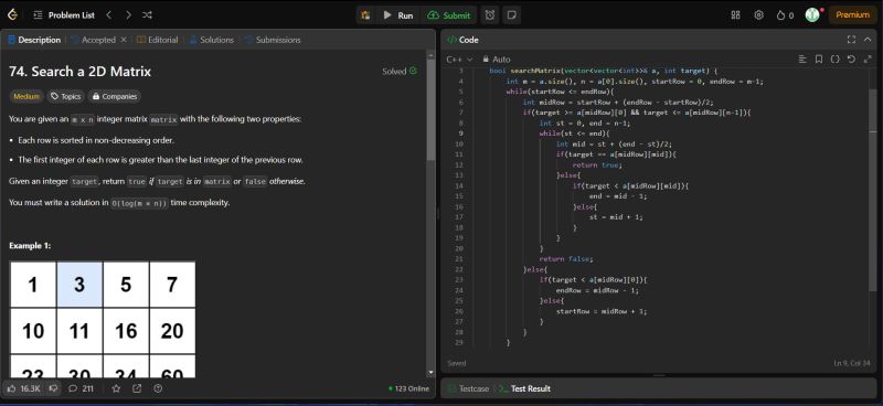 #cplusplus #dsa #codingjourney #matrixproblems #leetcode… | Prithvi Mehta #cplusplus #dsa #codingjourney #matrixproblems #leetcode… | Prithvi Mehta
