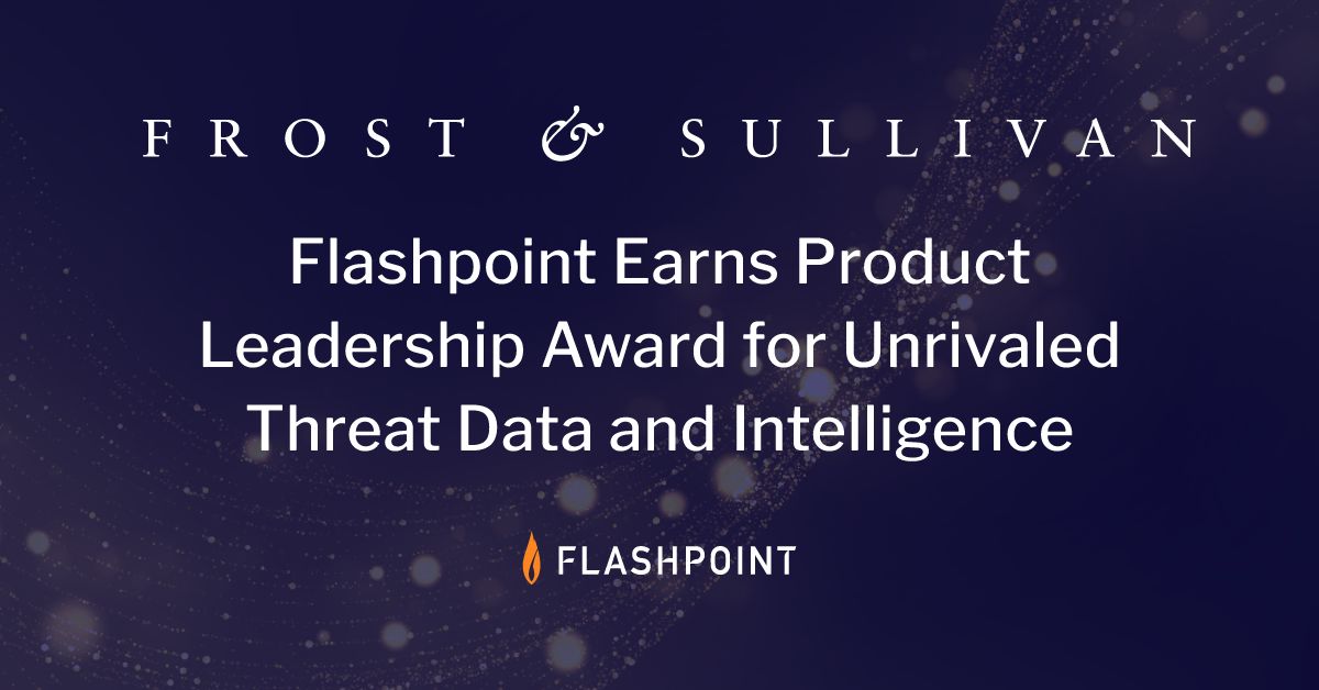 Tanya Valdez on LinkedIn: Flashpoint Earns Frost & Sullivan's 2024 ... Tanya Valdez on LinkedIn: Flashpoint Earns Frost & Sullivan's 2024 ...