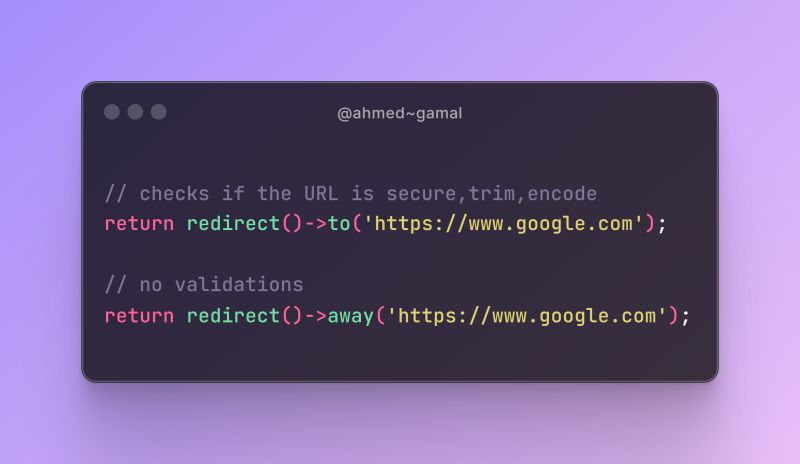 #laravel #tip | Ahmed Gamal #laravel #tip | Ahmed Gamal