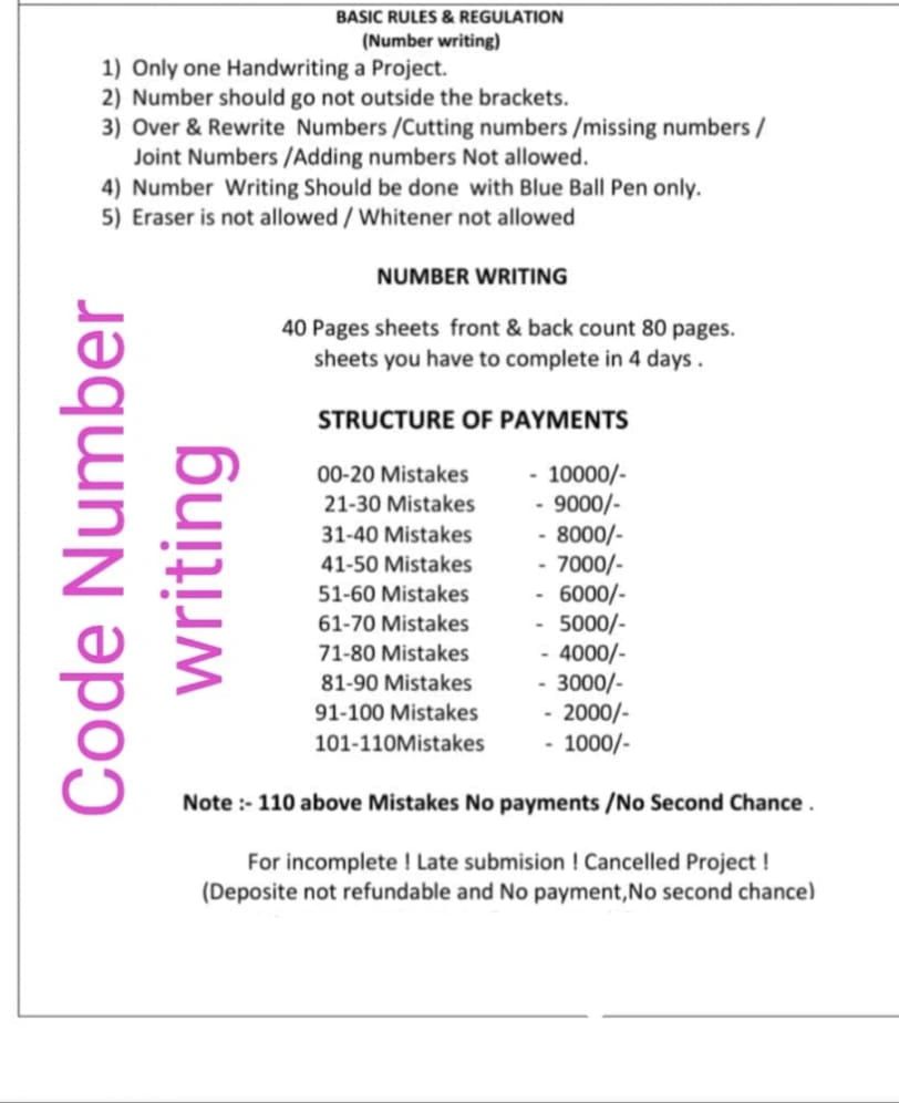 Bharti Sahu on LinkedIn: number coding work available jise bi krna he ... Bharti Sahu on LinkedIn: number coding work available jise bi krna he ...