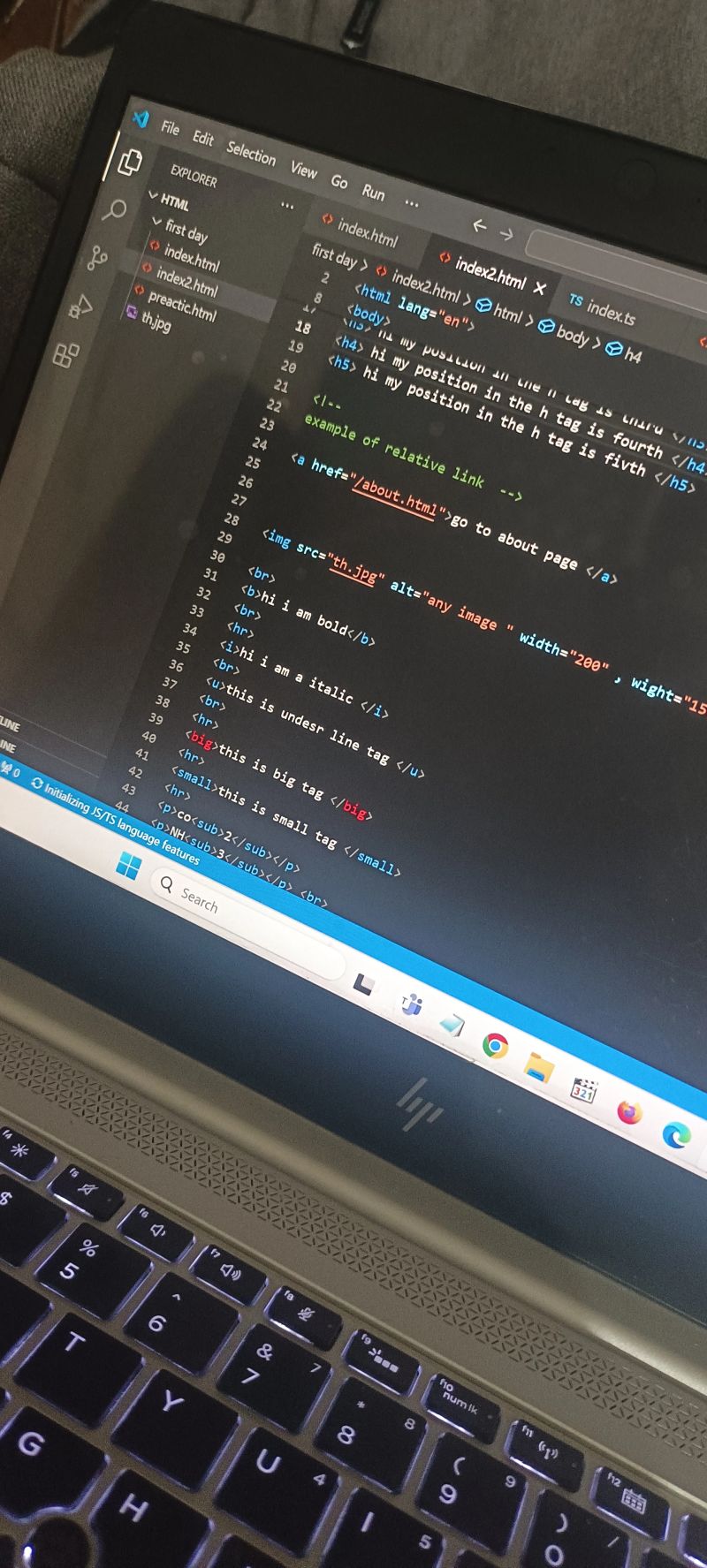 I'm diving into HTML today! #HTML #WebDevelopment #LearningJourney ... I'm diving into HTML today! #HTML #WebDevelopment #LearningJourney ...