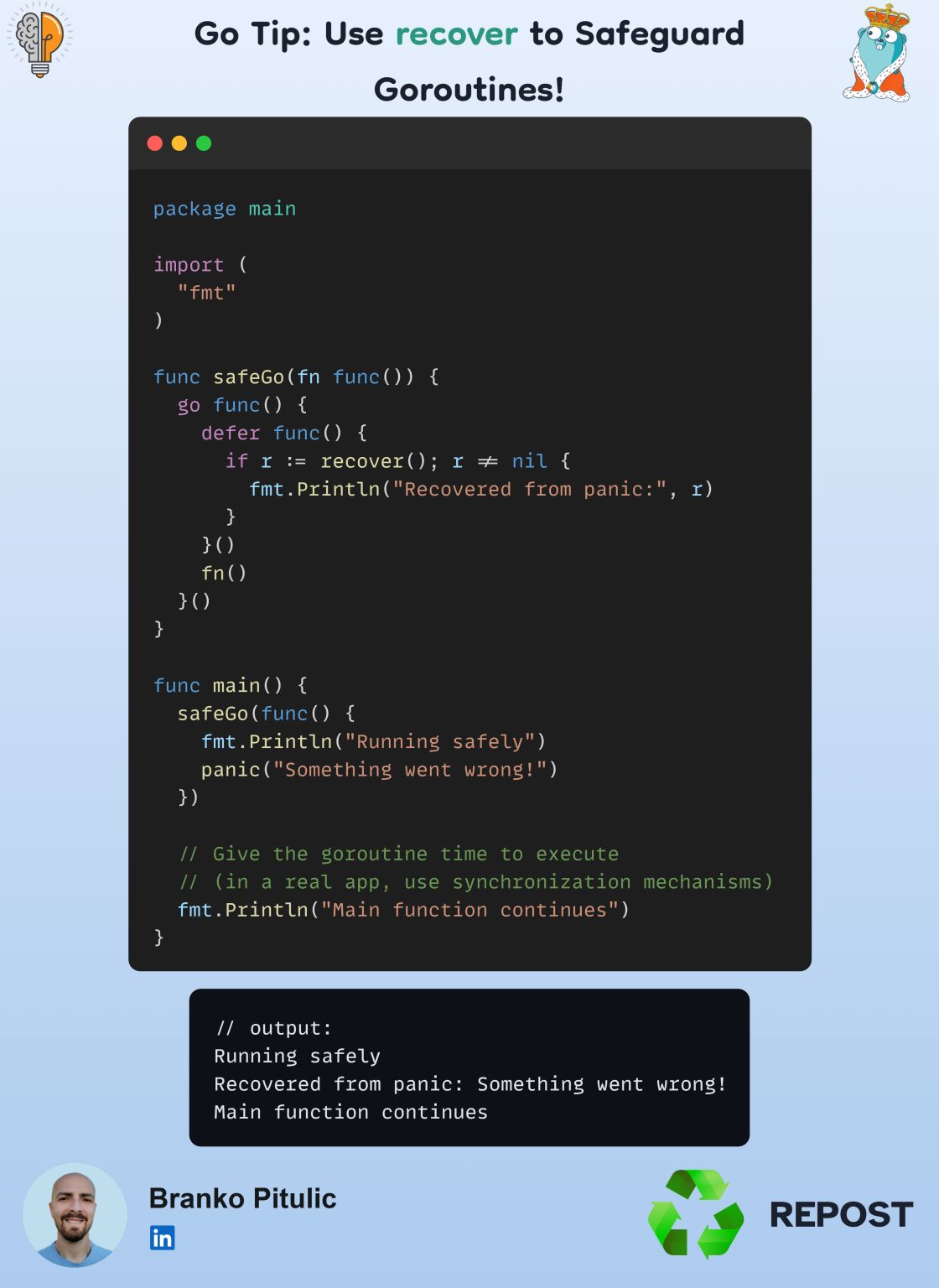 Branko Pitulic on LinkedIn: #go #golang #softwareengineering # ... Branko Pitulic on LinkedIn: #go #golang #softwareengineering # ...
