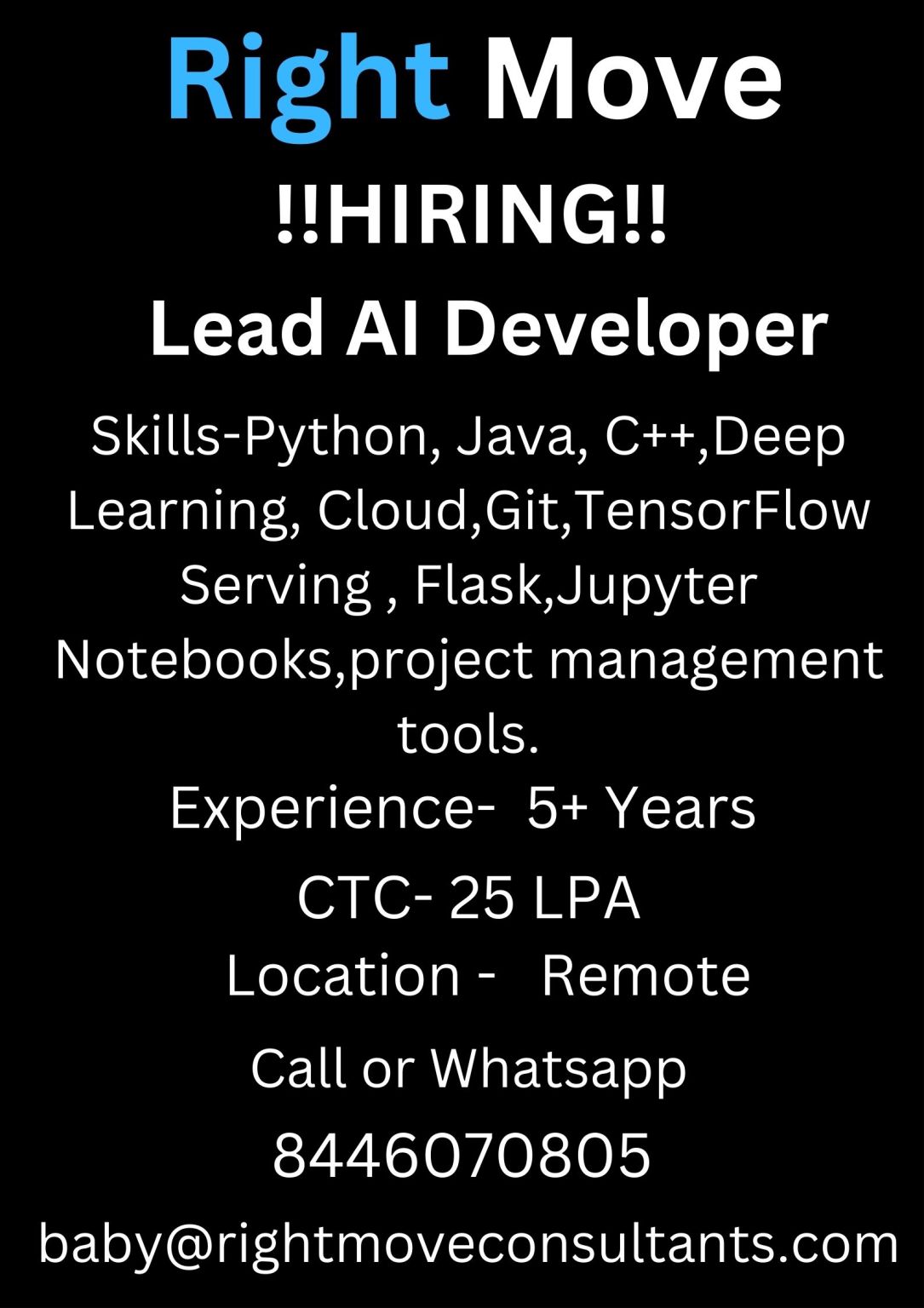 Baby Singh on LinkedIn: #ailead #aideveloper #artificialintelligence # ... Baby Singh on LinkedIn: #ailead #aideveloper #artificialintelligence # ...