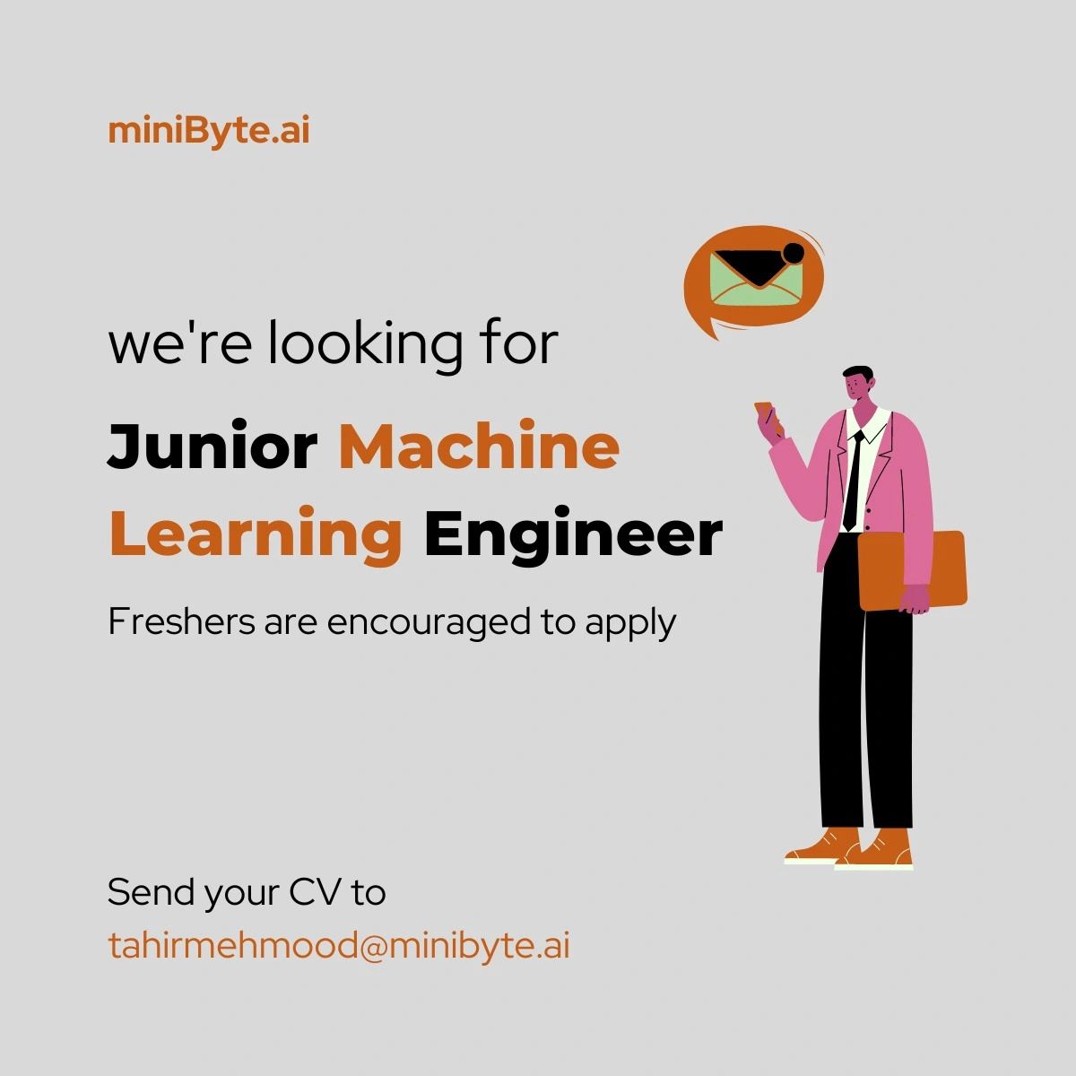 Tahir Mehmood Awan on LinkedIn: #minibyte #hiring #freshgraduates # ... Tahir Mehmood Awan on LinkedIn: #minibyte #hiring #freshgraduates # ...