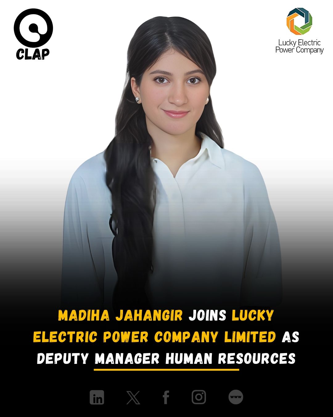 Clap on LinkedIn: Madiha Jahangir embarks on an exciting new journey as ... Clap on LinkedIn: Madiha Jahangir embarks on an exciting new journey as ...
