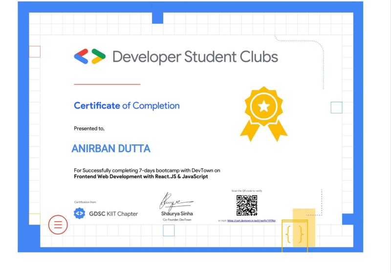 Anirban Dutta on LinkedIn: #grateful #javascript #react #devtown # ... Anirban Dutta on LinkedIn: #grateful #javascript #react #devtown # ...