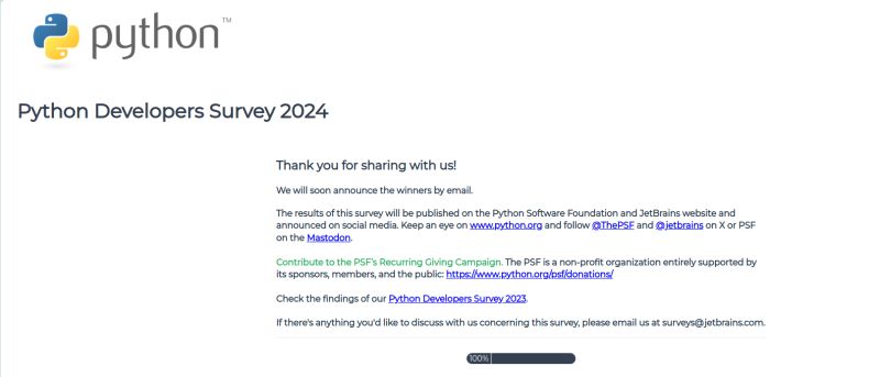 Ivan Prytula on LinkedIn: #python #pythondevsurvey Ivan Prytula on LinkedIn: #python #pythondevsurvey
