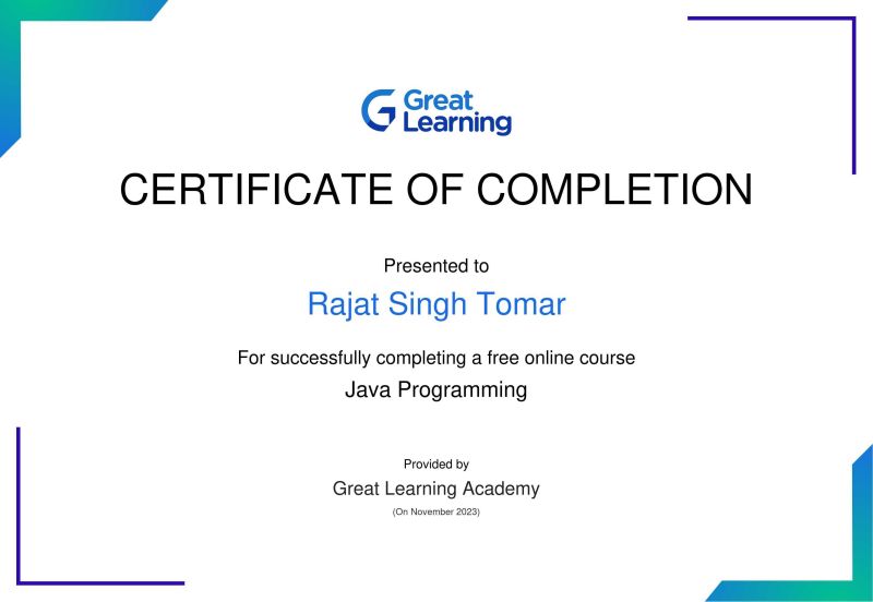 Rajat singh Tomar on LinkedIn: #java #javaprogramming Rajat singh Tomar on LinkedIn: #java #javaprogramming