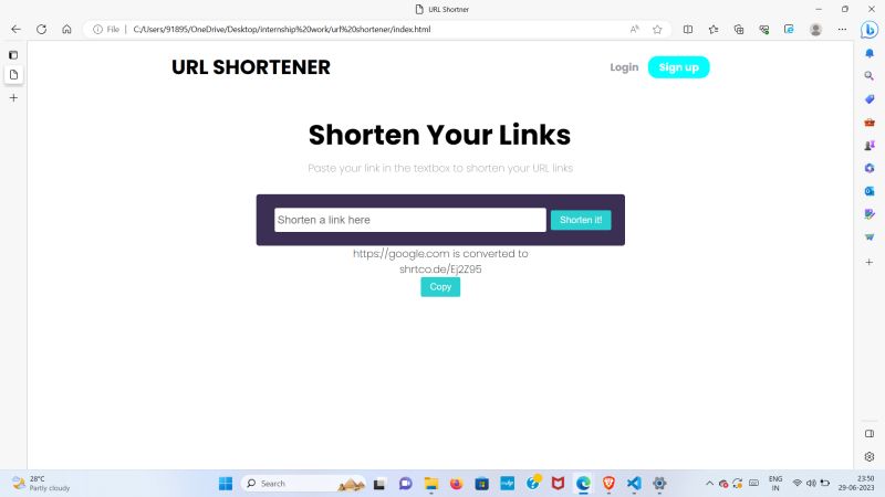 Nachiket Thapliyal on LinkedIn: URL shortener using HTML, CSS, JS Nachiket Thapliyal on LinkedIn: URL shortener using HTML, CSS, JS