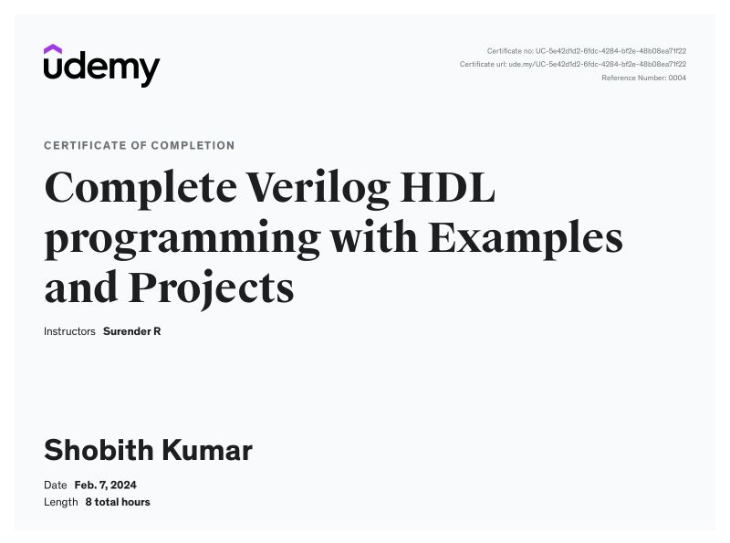Shobith Kumar S on LinkedIn: #hdl #verilog #digitaldesign #fpga # ... Shobith Kumar S on LinkedIn: #hdl #verilog #digitaldesign #fpga # ...
