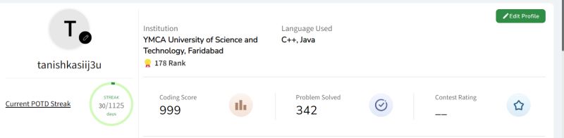 Tanishka singhal on LinkedIn: #coding #programming #datastructures # ... Tanishka singhal on LinkedIn: #coding #programming #datastructures # ...