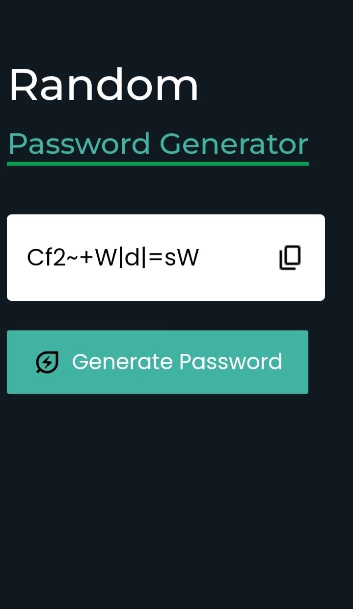 Rizwan Akbar on LinkedIn: Random Password Generator Using HTML CSS and… Rizwan Akbar on LinkedIn: Random Password Generator Using HTML CSS and…